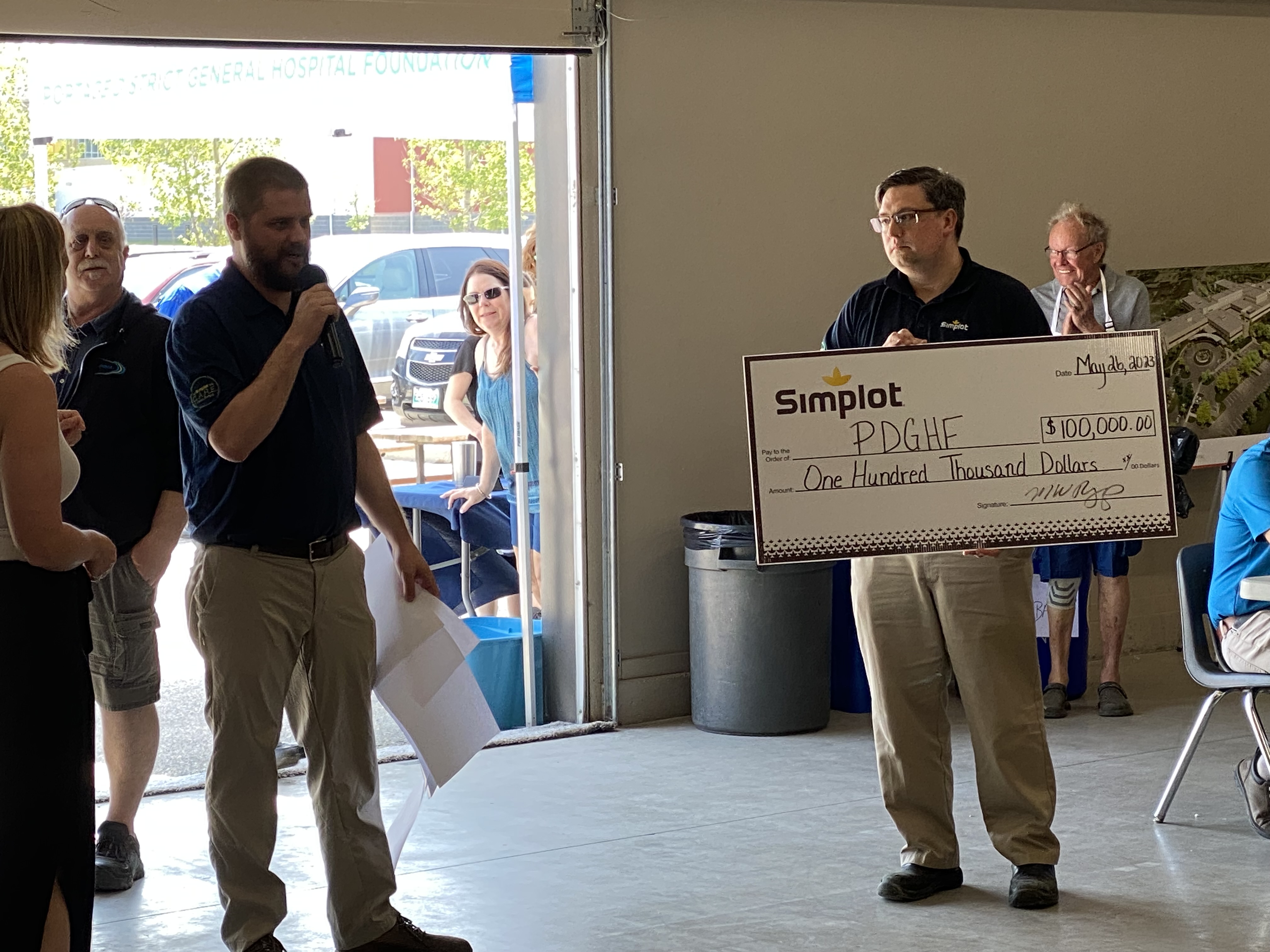 Simplot donates 100k to Hospital Foundation during BBQ - PortageOnline ...